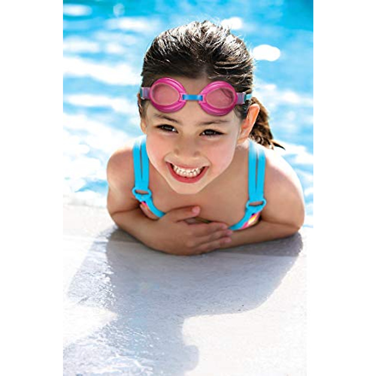 Poolmaster Swim Goggles, Lil' Guppies, 4 Pack