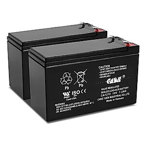Casil 12V 9Ah F2 Terminal Replacement Battery Compatible with APC Back-UPS XS1500 XS 1500 2 Pack (12V 7.2AH XS1000)