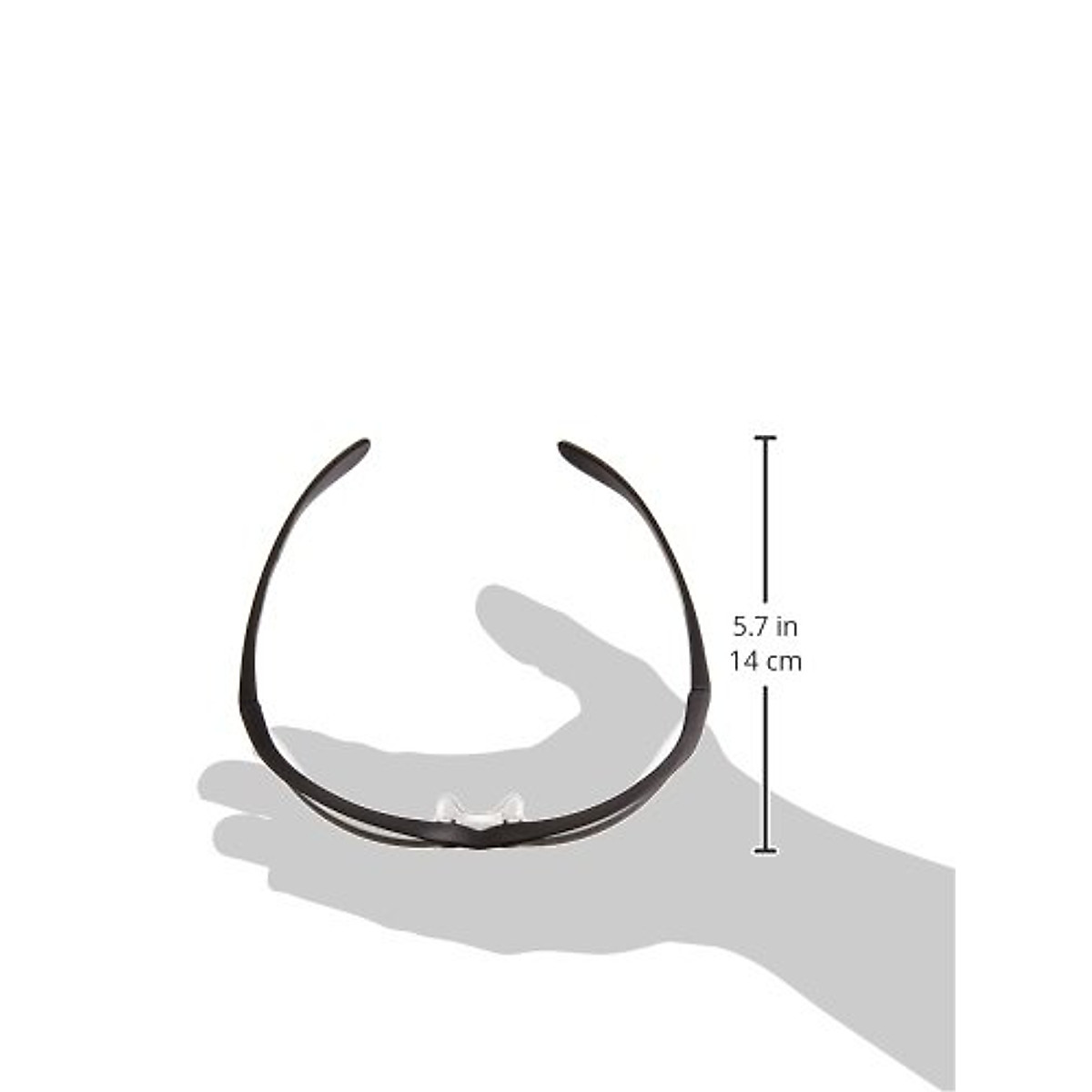 Howard Leight by Honeywell Vapor II Sharp-Shooter Shooting Glasses, Clear Lens (R-01535)