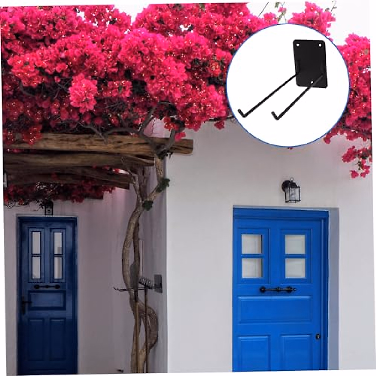 FONDOTIN Garden Tool Rack Holder Garage Storage Rack Garden Power Tool Hooks Garage Hooks Broom Hanger Mop Rack Garden Tool Organizer Hanger Broom Rack Ladder Hooks Electric Mop