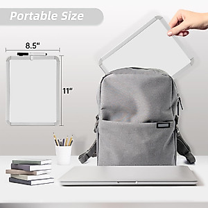 VUSIGN Small Dry Erase Whiteboard, 8.5 x 11 Inches White Board for Kids, Students, Fridge, Locker, Mini Dry Erase Board