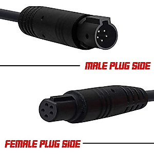 YiePhiot Extension Cord Dash Cam Backup Camera Rear View Mirror Camera Recorder Cable (5-pin 6.5ft/2m)