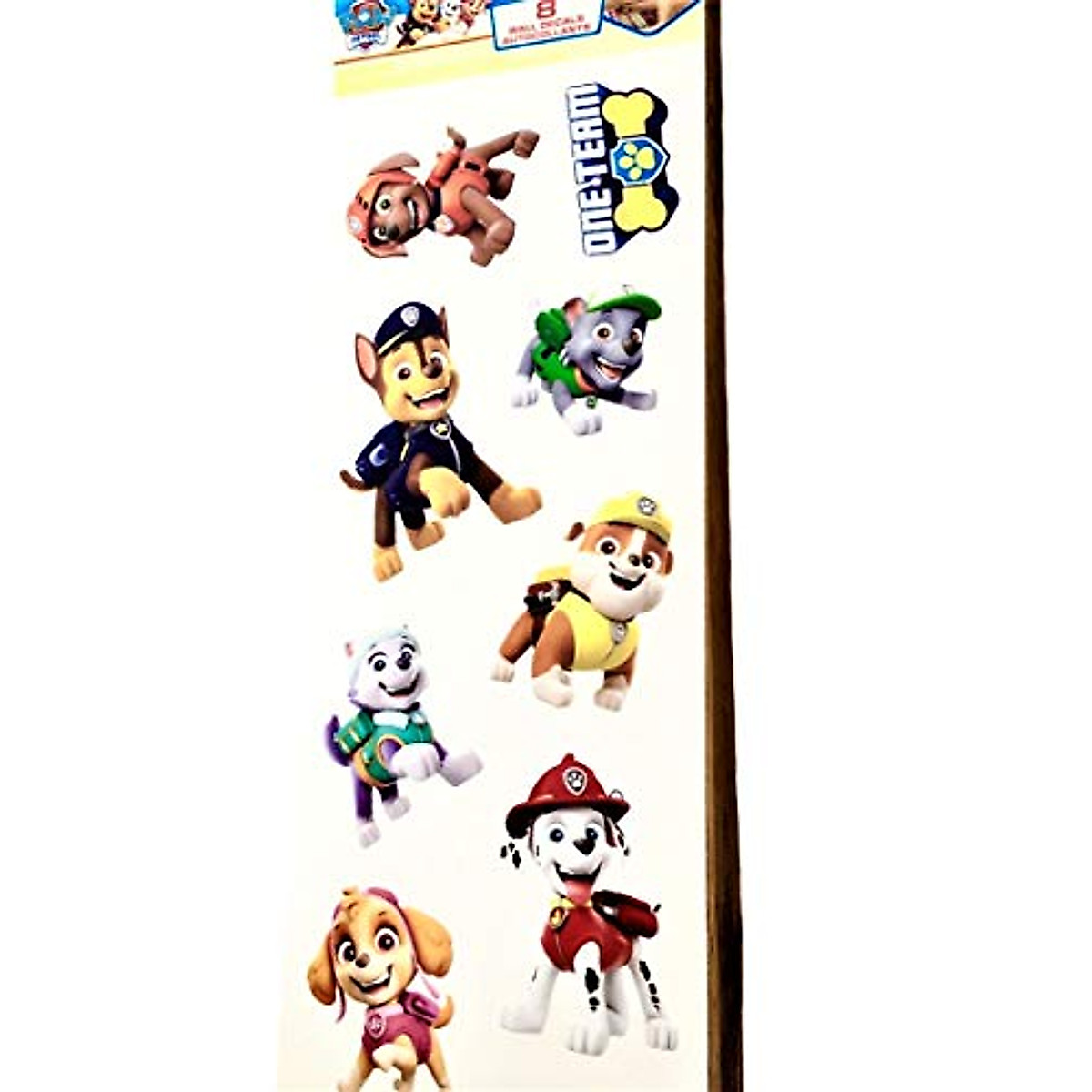 Paw Patrol Kids Room Removable Wall Decals - Set of 8 Decals