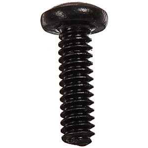 Small Parts 0406MPPBZ Steel Pan Head Machine Screw, Black Zinc Plated, Meets ASME B18.6.3, #1 Phillips Drive, #4-40 Thread Size, 3/8" Length, Fully Threaded, Import (Pack of 100)