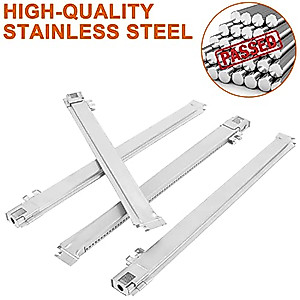 DELSbbq Burner Tube Kit for Weber Genesis II 400 Series Genesis II E-410 S-410 E-415 S-415 E-435 S-435 Gas Grills, Replacement Kits for Weber Genesis II 300 Series 400 Series Gas Grills, 67490, 67491