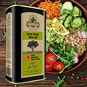 Ellora Farms Single Estate Traceable Extra Virgin Olive Oil 1 Liter PDO Tins | 2 Pack