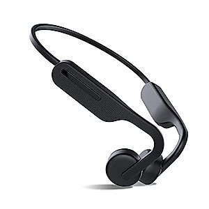 G GROWTEK Bone Conduction Headphones, Open Ear Headphones Bluetooth Sports Headsets, IP55 Waterproof 10 Hours Music Time Long Battery Life Headphones for Running, Cycling, Hiking, Yoga, Skateborading
