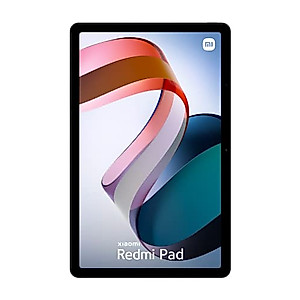 Xiaomi Redmi Pad Only WiFi 10.61" Octa Core Dolby Atmos 8000mAh Bluetooth 5.3 8MP + Fast Car Charger Bundle (Moonlight Silver, 128GB+4GB)