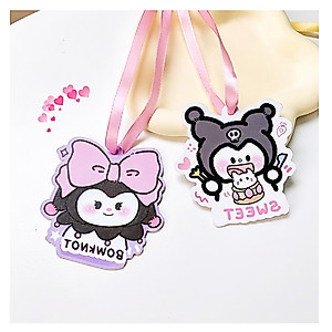 9 Pack Kuro Mi Car Air Fresheners Funny Hanging Air Fresheners Car Fresheners for Men Long Lasting Cute Car Mirror Fresheners Scented Hanging Accessories (KUROMI)