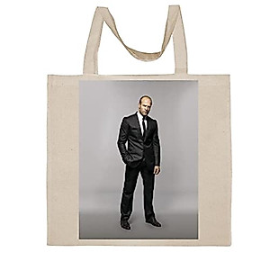FC Carino Jason Statham - A Nice Graphic Cotton Canvas Tote Bag FCA #FCAG541335