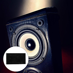 Loudspeaker Acoustic Foam 2PCS Speaker Acoustic Pads Foam Studio Monitor Speaker Cushion High Density Acoustic Foam for Sound Improvement Vibrations Speaker Foams Pad