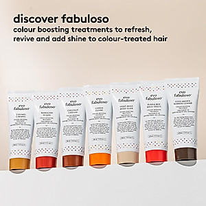 EVO Fabuloso Copper Colour Depositing Treatment - Colour Care Conditioner for Colour -Treated Hair - Helps Maintain Colour Depth, Tone & Shine, 30ml / 1.01fl.oz