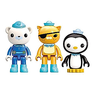 BASEPLATES for Age 6+ Building Block Ocean Adventure Octonauts GUP-G Mobile Speeders Launcher & Barnacles Kwazii Peso 378pcs Building Brick Set-No Package Box (3706)