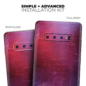 DesignSkinz Abstract Fire & Ice V3 Protective Vinyl Decal Wrap Skin Cover Compatible with The Samsung Galaxy S20 (Screen Trim & Back Glass Skin)