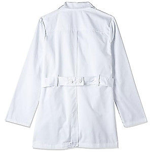 Cherokee 30" Twill Lab Coat, Consultation Coat, White Lab Coats for Women 2316, M, White