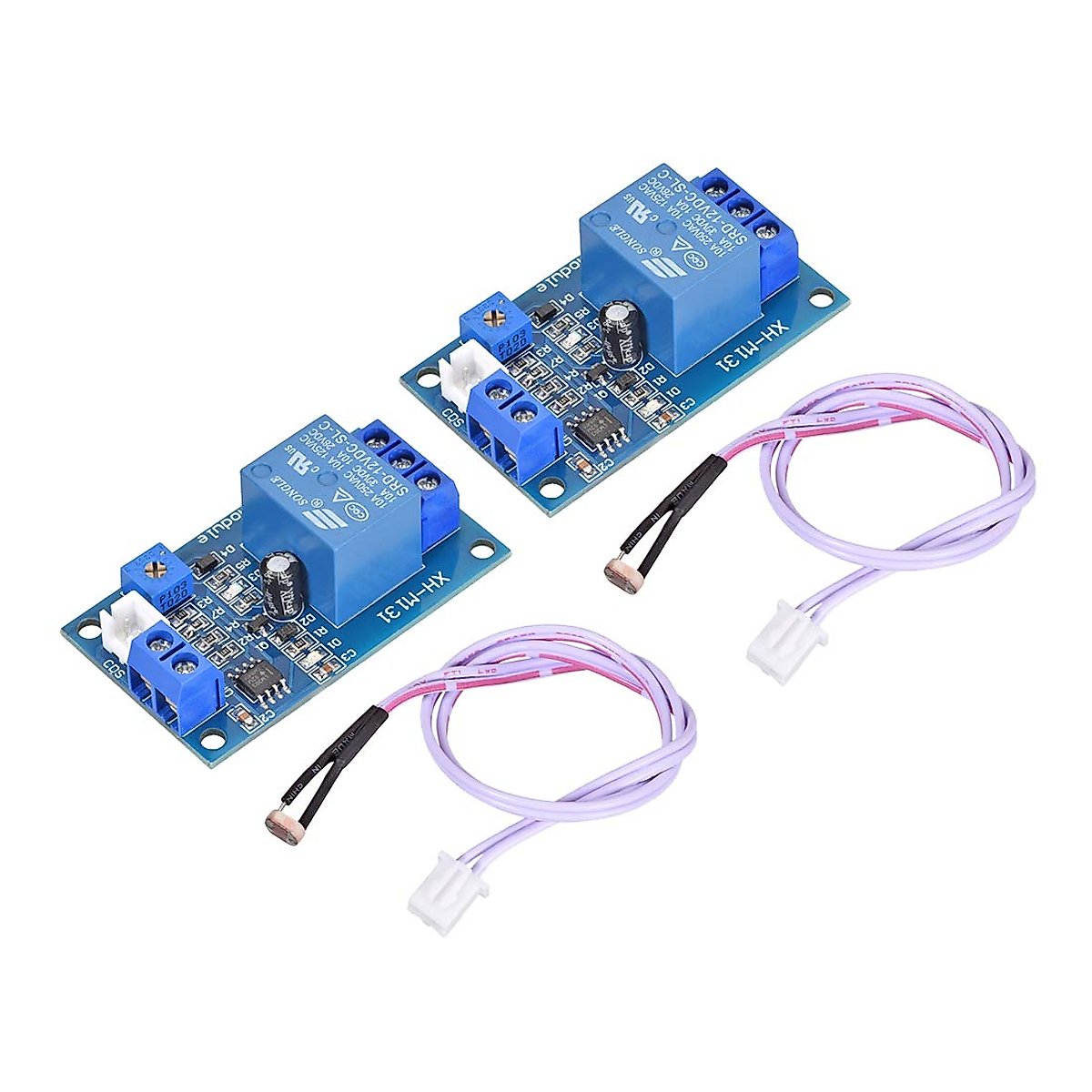 uxcell Photosensitive Sensor Module Light Intensity Detection with Wire DC 12V 2pcs