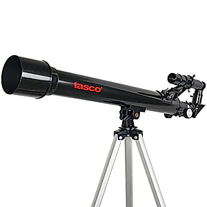 TASCO Spacestation 600 x 50mm Refractor Telescope, Astronomy Telescope for Adults and Beginners, Black