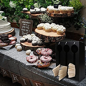 UCUDI Plastic Utensil Dispenser Cutlery Organizer Plastic Silverware Holder Caddy for Restaurant, Party, Picnics, Office