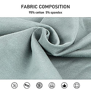 WeciBor Women's 12 Pack High Waisted Cotton Briefs Underwear Comfy Ladies Breathable Panties - Size M