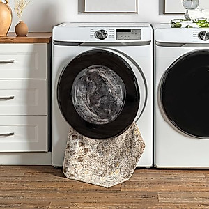 nuLOOM Anya Machine Washable Casual Border Area Rug, 4x6, Grey