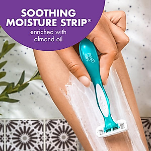 BIC Soleil Escape Women's Disposable 4-Blade Razors, Bikini Line Razor with Lavender & Eucalyptus Scented Handles, 12-Pack