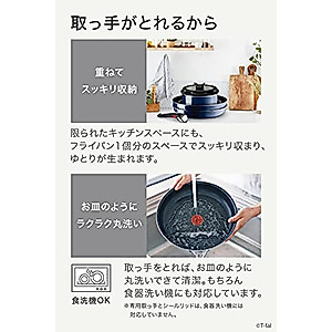 ティファール(T-fal) Ingenio Neo Pot and Pan Set, 9点セット, blue
