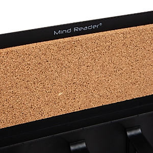 Mind Reader Wall-Mount Holder Coffee Pod Dispenser, 2.72” L x 10.71” W x 15.75” H, Black