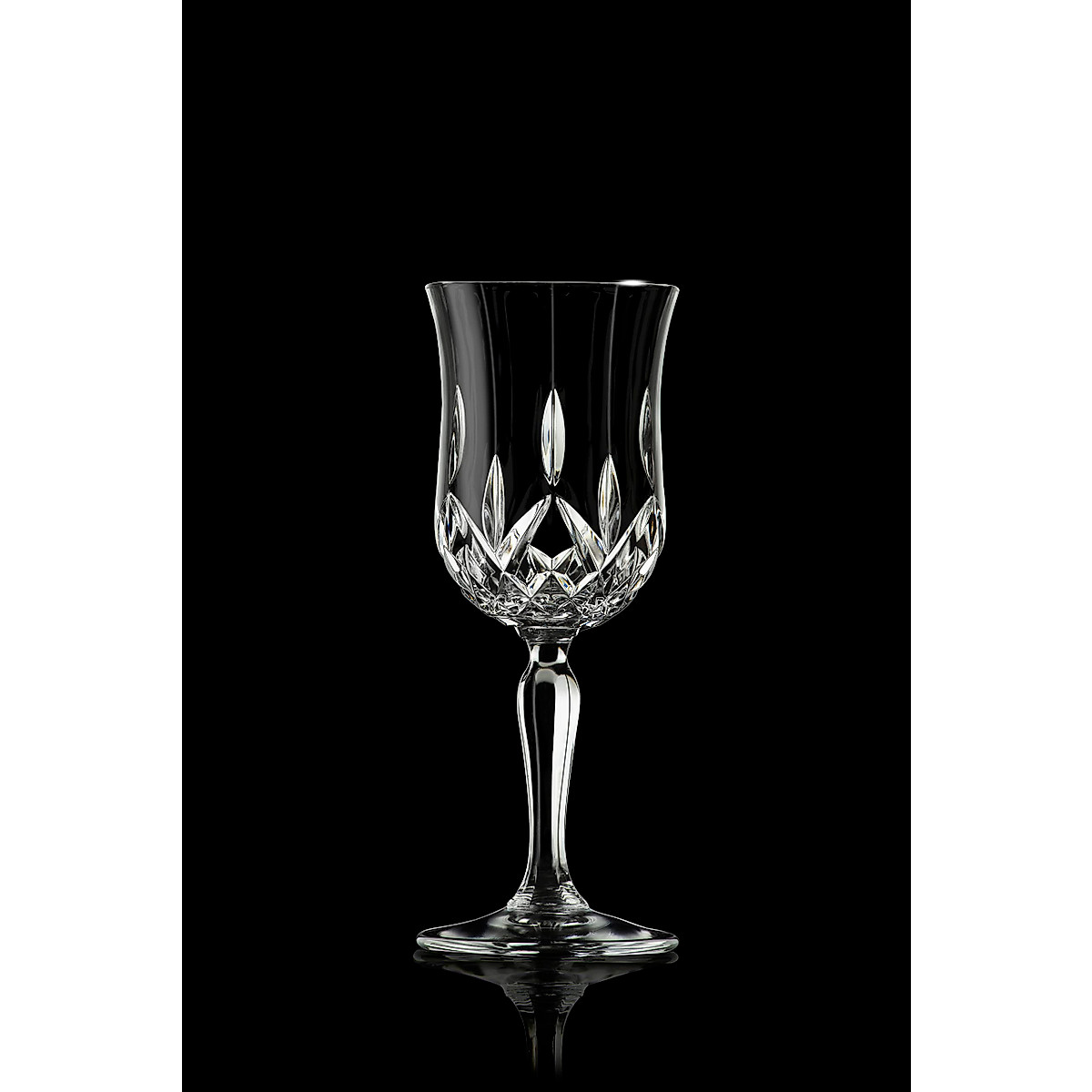 Barski Wine Glass - Goblet - Red Wine - White Wine - Water Glass - Stemmed Glasses - Set of 6 Goblets - Crystal like Glass - 7.75 oz. Beautifully - Cut Crystal - Designed Made in Europe