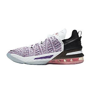 Nike Kid's Lebron 18 gs Basketball Shoes, Purple, 7 Big Kid