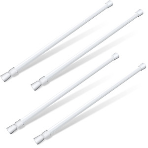 4 Pcs Sliding Glass Door Security Bar, 21''-35'' Window Stoppers, Rubber Tips Sliding Door Stick, Adjustable Safety Sliding Door Lock for Home Child Proof Window Patio