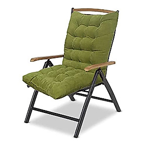 OMKUOSYA Rocking Chair Cushion，high Back Patio Chair Cushion Replacement Cushion，Indoor/Outdoor Non-Slip One Piece Seat Cushion，Garden Recliner Cushion，Suitable for Bedroom Balcony Office