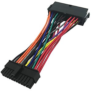 COMeap 24 Pin Female to Mini 24 Pin Male ATX Main Power Adapter Cable for DELL Optiplex 380 580 760 780 960 980 3.94-inch(10cm)