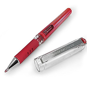 Pentel Hybrid Gel Grip Metallic Pen – 1.0mm Rollerball – Green, Gold, Red, Silver and White - Set of 5 - K230