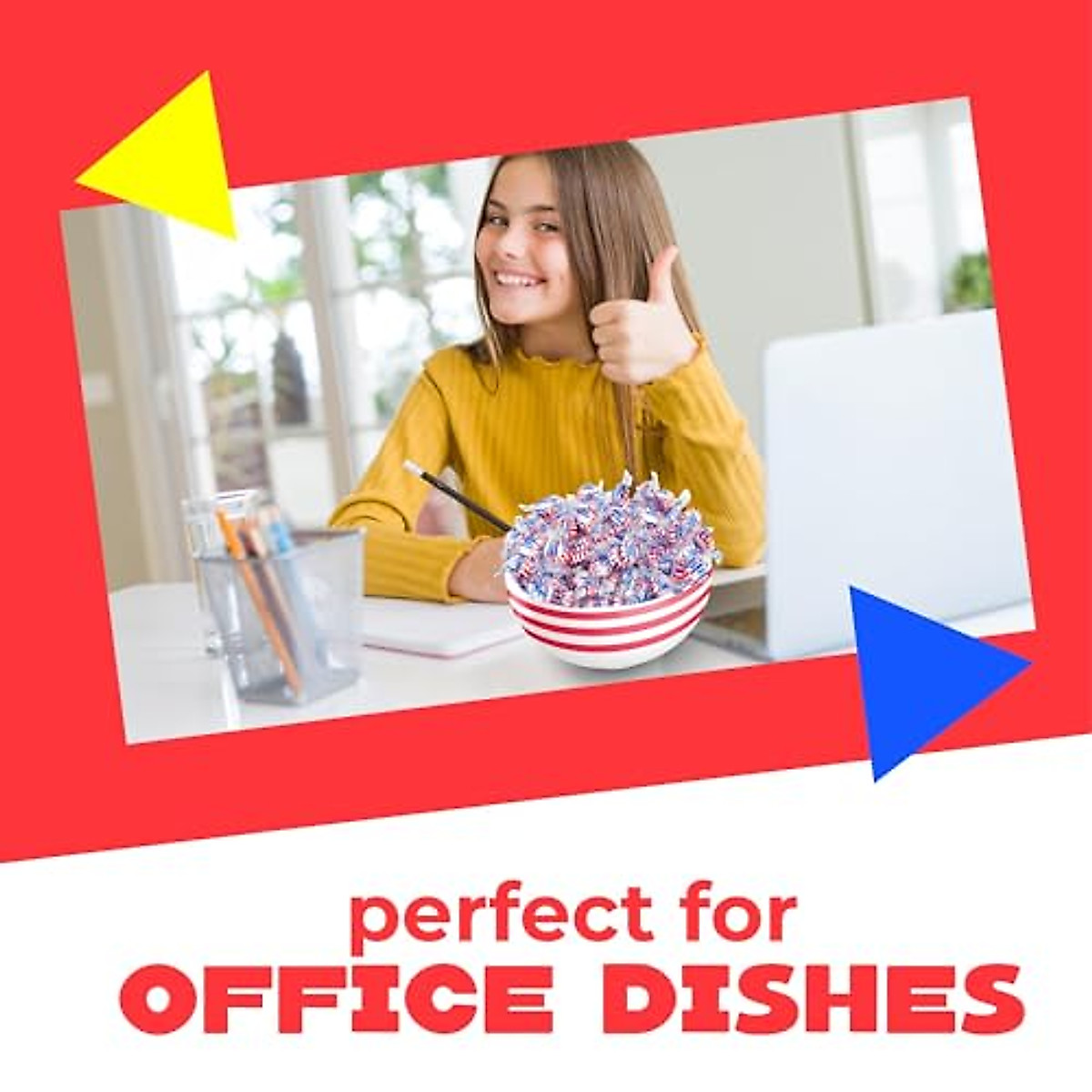 LaetaFood Sugar Free Peppermint Pinwheel Starlight Hard Candy (1 Pound Bag)