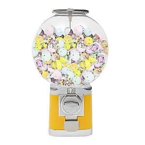 Coin Gumball Machine Toy Vending Machine,11 Inch Mini Vending Machine for Kids,Gumball Bank,Metal Candy Dispenser,Home Vending Machine,Vintage Gum Ball Machine