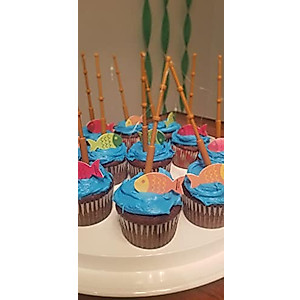 Little Fisherman Fishing Pole Picks (set of 25) Party Supplies