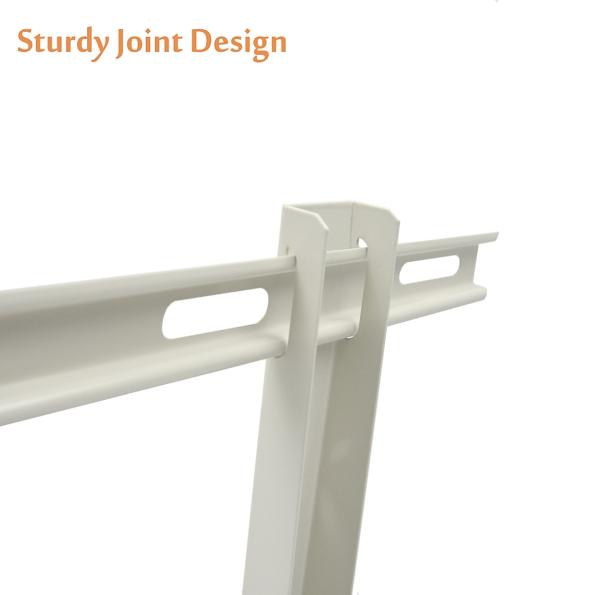 JEACENT Outdoor Wall Mounting Bracket for Ductless Mini Split Air Conditioner Heat Pump Systems, Universal, 7000-18000 Btu Condenser