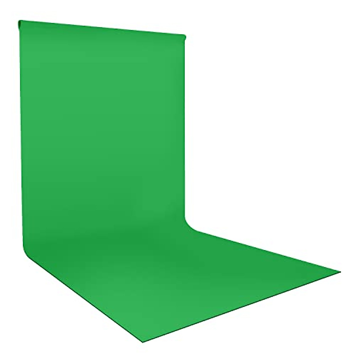 LS Photography 10 x 20 feet Green Photography Screen for Chromakey, Backdrop Muslin Background, Premium Higher Density Fabric Than Market Standard, Soft Texture Seamless, Video Streaming, LNAPL20G