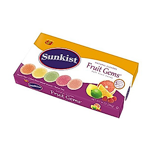 Jelly Belly Sunkist® Fruit Gems Box - 14 Ounces of Assorted Flavors - Made with Real Fruit Juices - Genuine, Official, Straight from the Source