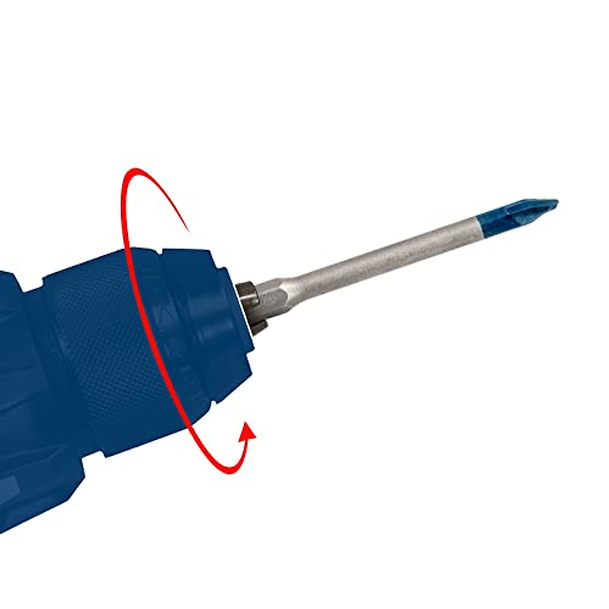 Bosch Professional 5 pc. Expert HEX-9 HardCeramic Drill Bit Set (for Roof Tiles, Tiles, Ø 6 mm, Accessories Rotary Impact Drill)