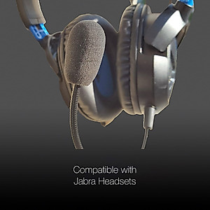 Foam Microphone Windscreens Covers 2 Pack I Compatible Gaming Headphones Mic - Turtle Beach Recon, Elite Pro, Sades SA708, Logitech Prodigy, Kotion G2000 by Global Teck