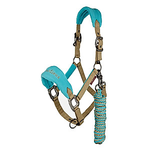 Lemieux Vogue Fleece Headcollar & Rope Royal Blue Extra-Full
