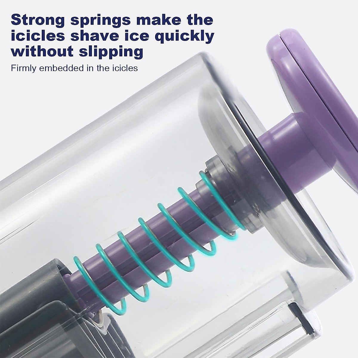 FAXIOAWA Portable Ice Crusher and Shaved Ice Machine with 2 Ice Cube Molds, Premium Electric Ice Shaver and Snow Cone Machine, USB Rechargeable Commercial Ice Shaver Crusher