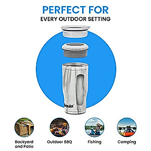 Icy Bev 4 in 1 Can or Bottle Insulator, Koozies to Keep Beer, Soda, Seltzer or More Ice Cold For 12 Hours. Insulated Can Cooler,Works Universally for Glass Bottles and Aluminium Cans,Insulated Tumbler