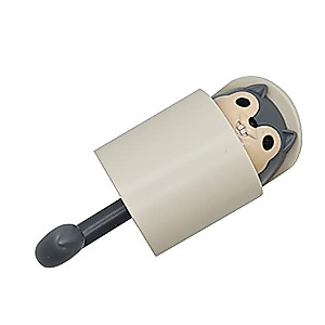 Maydahui 4PCS Squirrel Shaped Adhesive Wall Hook Cute Cartoon Animal Wall Hooks for Kids Room Living Room Bedroom Home Decoration