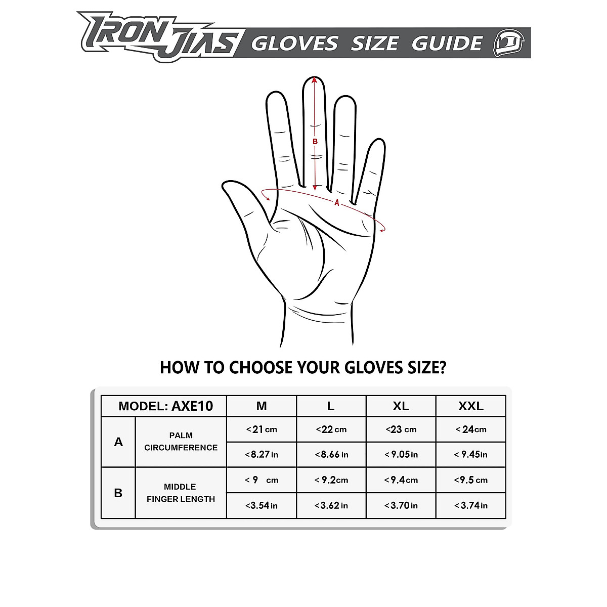 IRON JIA'S Motorcycle Gloves Full Finger Durable for Road Racing Bike Summer Spring Powersports Support Touch Screen red-L