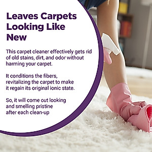 Ultra Chem Labs Professional Grade, All-in-One Super-Concentrated Upholstery Carpet Solution, Electrolytic Rug and Stain Remover, Dark Cherry Scent, 32 oz Formula Yields 8 Gallons