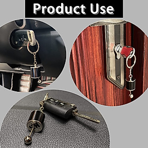 Auto Part Model Gearbox Keychain, Mini Gear Shift Stick Keyring, Cool Car Gear Shifter Keychain, Car Key Accessories (black)