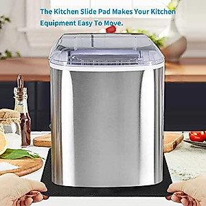 Air Fryer Heat Resistant Mat Kitchen Countertop Heat Protector Mats Kitchen Countertop Protector Appliance Slider Mat for Air Fryers Toaster Ovens Coffee Maker Blender and More