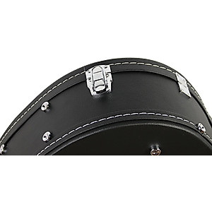 Gearlux Dreadnought Acoustic Guitar Hardshell Case with Accessory Compartment - Black